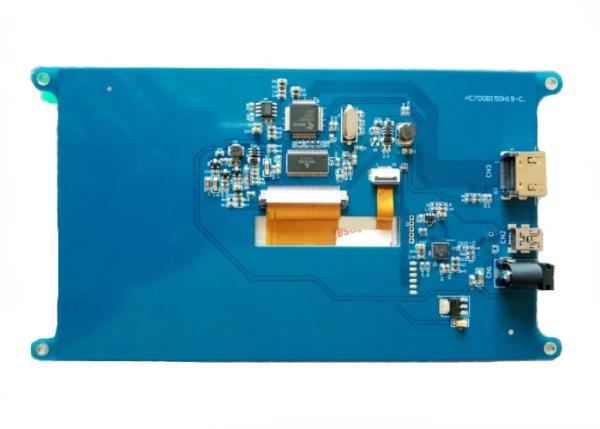 Affichage HDMI de haute luminosité et carte d'entraînement PCB pour Raspberry Pi 3 6 O' Clock Direction de vision 7 pouces LCD transmissif