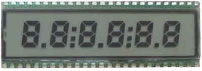 China White Color TN LCD Display Custom Numeric LCD Monochrome Display Module for sale