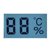 China Custom Shape 2 Digit LCD Screen TN LCD Display Operating Temp -30-+80℃ for sale