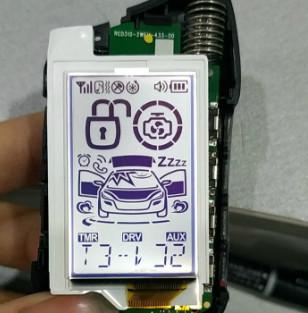 중국 관례 7 세그먼트 LCD 표시판/경조 투명한 Positve LCD 단위 판매용