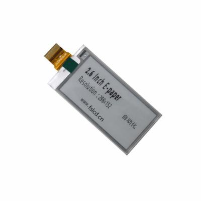 China 2.6 Inch 296*152 Dots Spi EDP Display For Price Tag for sale