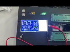 HTN LCD Display Monochrome 7 Segment Graphic LCD Screen For Instrument