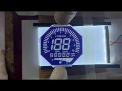 HTN LCD Display Monochrome 7 Segment Graphic LCD Screen For Instrument