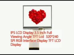 Display LCD IPS de 3,5 polegadas ângulo de visão completo TFT Lcd 320*240 SPI RGB Interface Display TFT LCD Display