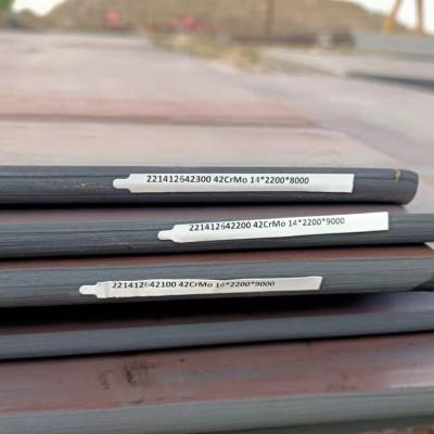 China Carbono laminado a alta temperatura liso da folha 42CrMo AISI 4142 da placa de aço da liga estrutural à venda