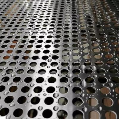 Cina Scaffale di acciaio galvanizzato a buco rotondo, lamiera perforata, laminata a caldo, S355 in vendita