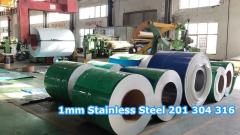 201 202 304 316 Stainless Steel Coil For Sale 1mm Stainless Steel Coil