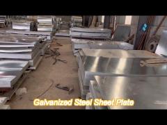 z275g galvanized steel plate sheet 40 - 275g/m2 customized steel for roofing