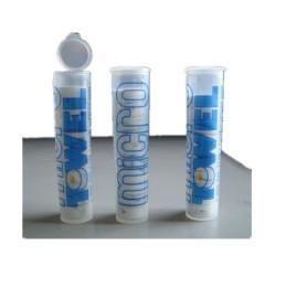 China Compressed Tissues 10PCS/Tube Packing as Yt-720 with Printing. for sale