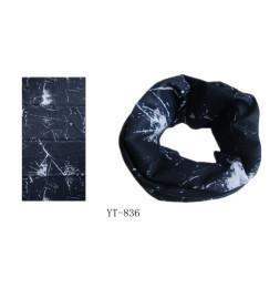 China Black and White Lightning Design Neck Tube (YT-836) for sale