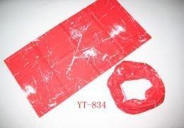 China Multifunctional Bandana (YT-834) with Red & white Lightning Design for sale