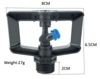 China Adjustable Damping Rotation Watering Rotating Sprinkler for Medium Angular Distance for sale