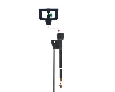 中国 250-350KPA Damping Rotation Agriculture Irrigation Sprinkler with Engineering Plastic 販売のため