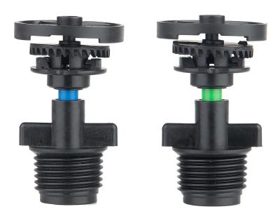 Cina Agricoltura Ingegneria dell'irrigazione Sprinkler rotante a doppio ugello in plastica in vendita