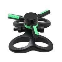 中国 Endurable 360 Degree Adjustable Automatic Rotating Garden Sprinkler 3 Arms Water Sprinkler Garden 販売のため