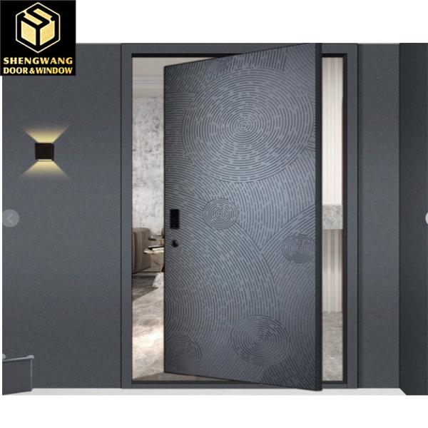 Quality Painted Custom Sizes Aluminum Garden Gate Door Aluminum Front Pivot Main for sale