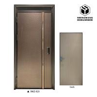 Quality Customizable Apartment Aluminum Swing Door Architectural Metal Swing Door for sale