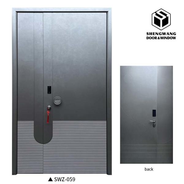 Quality 2050 X 960 Luxury Front Aluminum Swing Door Main Exterior Aluminium Slide And Swing Door for sale