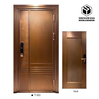 Cina ODM Swing Aluminium Pedestrian Garden Gates Copper Imitazione Superficie Finitura Metal Gate Outdoor in vendita