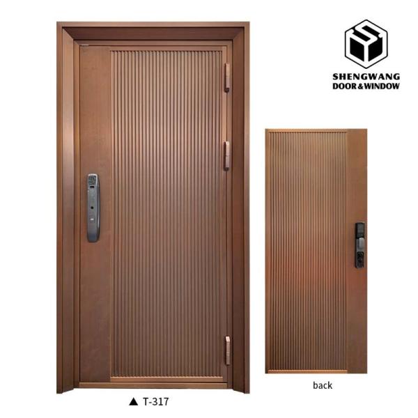 Quality ODM Swing Aluminium Pedestrian Garden Gates  Copper Imitation Surface Finishing Metal Gate Outdoor for sale