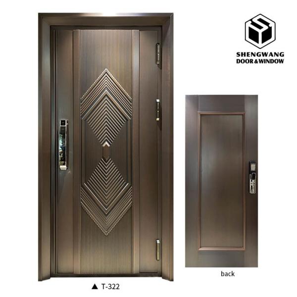 Quality Luxury Golden Aluminum Garden Gate Front Side Gate Aluminium for sale