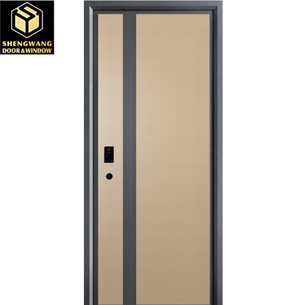 Quality Corrosion Resistance Durable Aluminum Impact Front Doors Modern Aluminium Front Doors For Homes for sale