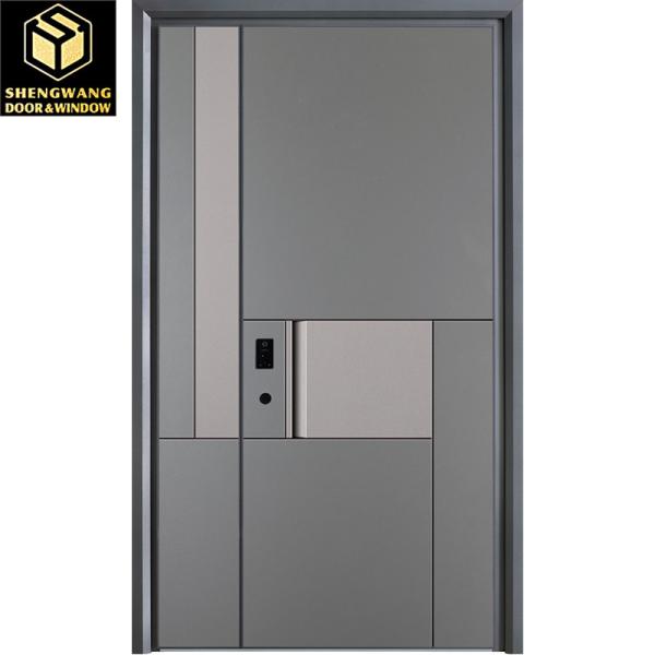 Quality Hotel Aluminum Entrance Door Scratch Resistant Aesthetics Aluminum Exterior for sale