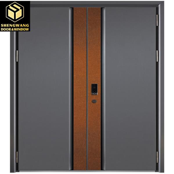 Quality 5mm Scratch Resistant Aluminum Clad Exterior Doors Classroom Contemporary for sale