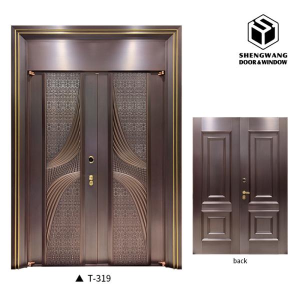 Quality No Paint Treatment Side Gates Aluminium Fireproof Bacterial Resistance MDF Interior Door for sale