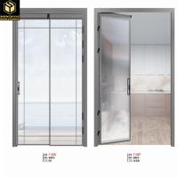 Quality Commercial Apt Aluminum Sliding Glass Door Swing Half Interior Aluminum Glass for sale