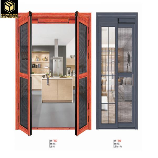Quality Waterproof Aluminum Frame Sliding Glass Doors 4mm 6mm Aluminum Sliding Patio Doors for sale