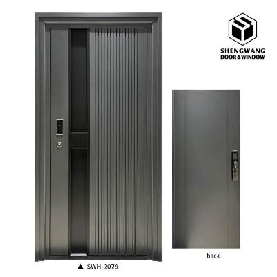 China Inwendige brandwerende Aluminium kamerdeur aangepast kleur Brandgewaardeerde deuren Woonruimte for sale