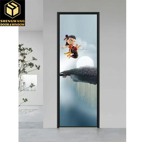 Quality Aluminium Sliding Glass Doors with Silver Color and Stainless Steel Handle for a for sale