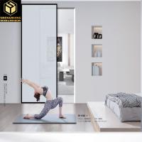 Quality Aluminium Sliding Glass Doors with Silver Color and Stainless Steel Handle for a for sale