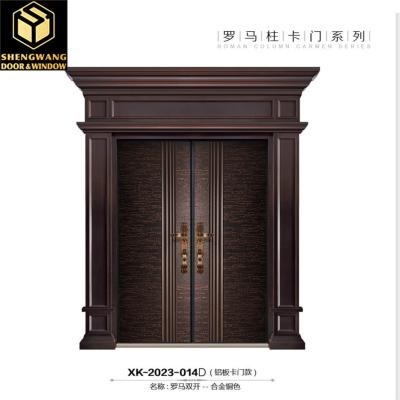 Cina Fireproof Swig Sinistra Aluminio Negozio Porte Anteriori Villa Massello Aluminio Porte Anteriori in vendita