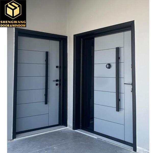 Quality Mortise Lock Glass Aluminium Hinged Door Hotel Hinged Patio Doors for sale