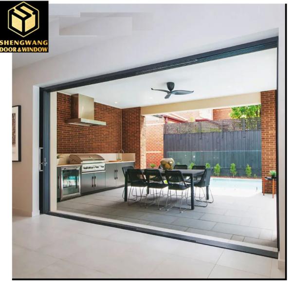 Villa Push Pull Curtain Wall Window Transparent Aluminium Window Sliding Frame