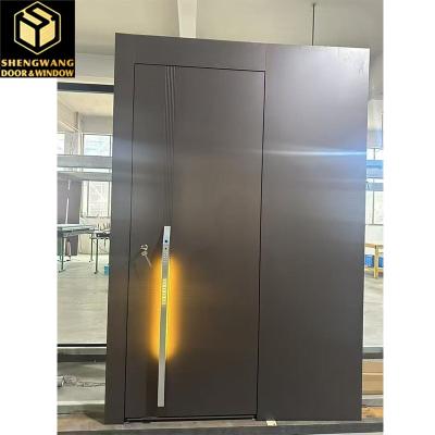 Cina Sala da pranzo Camera da letto Porta oscillante in acciaio inossidabile Bagno Moda Porta oscillante in metallo in vendita