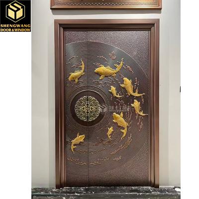 China Steel Solid Wood Or Composite Material Why Copper Garden Gate For Home Entrance Door for sale