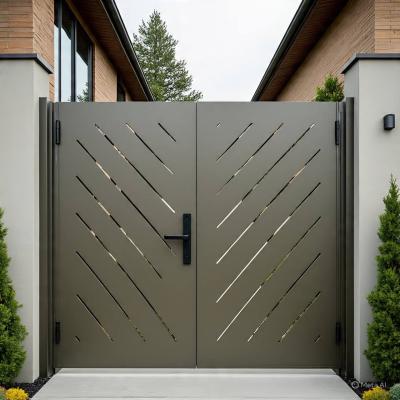 중국 환경 보호를 위한 녹 방지 기능이 있는 경량 및 내구성이 뛰어난 알루미늄 스윙 도어 판매용