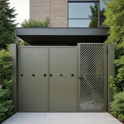 중국 환경 보호를 위한 녹 방지 기능이 있는 경량 및 내구성이 뛰어난 알루미늄 스윙 도어 판매용