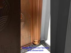 Apartamento personalizável Porta giratória de alumínio Porta giratória de metal arquitetônica
