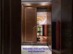 Safety Wooden Fire Doors Beauty THK 45mm Finishing Panel Finish