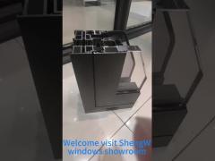 Sliding widows with protection net