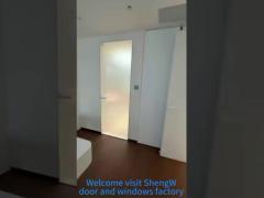 Bathroom glass door