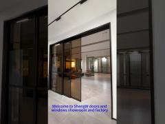 Προσαρμοσμένο πλάτος Swing παράθυρο 5mm - 20mm γυάλινο αλουμίνιο συρόμενα παράθυρα
