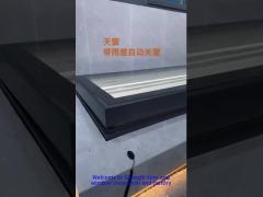 ビラ プッシュ プル カーテン 壁 窓 透明 アルミ 窓 スライディング フレーム