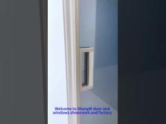 Aluminum sliding door