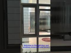 Witte aluminium schuiframen Op maat gemaakt Glanzige commerciële aluminium horizontale schuiframen
