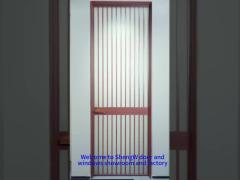 Wood finished swing door